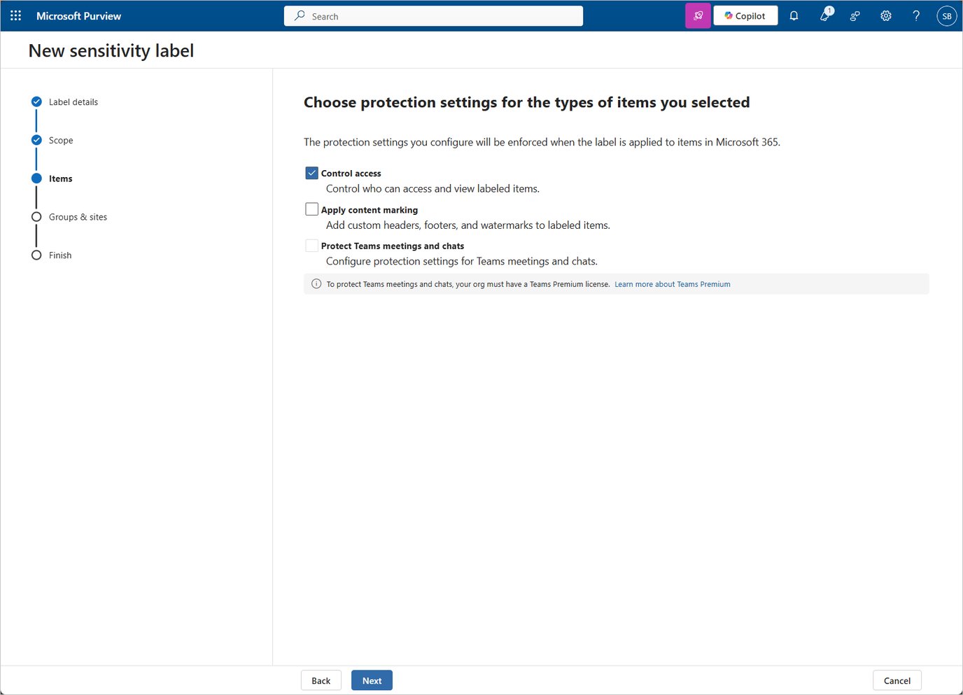 Sensitivity Labels for Microsoft 365 Copilot Protection