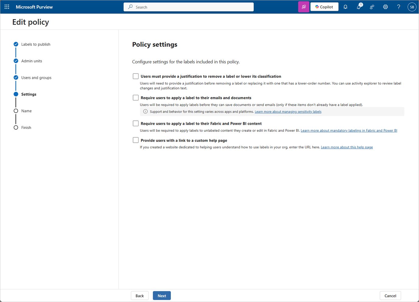 Sensitivity Labels for Microsoft 365 Copilot Protection